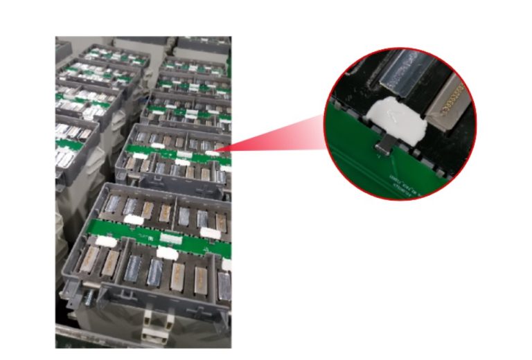 Energy storage system lithium battery solder pad protection adhesive ...