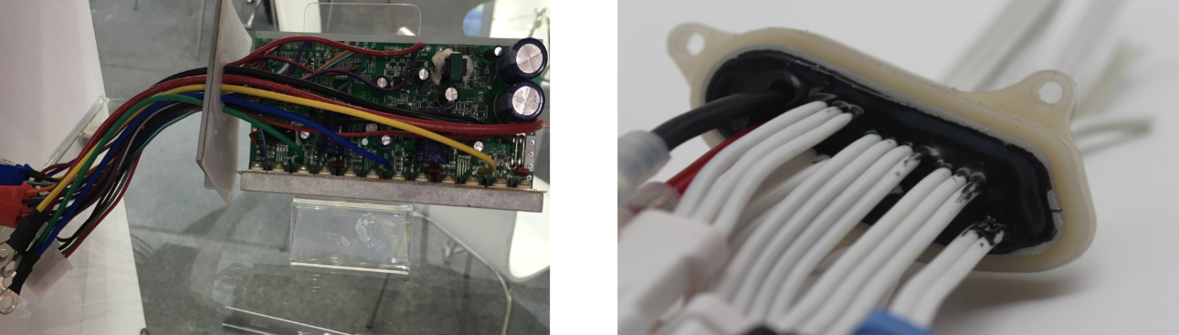 Application of adhesive sealant: case study on lead sealing of electric ...